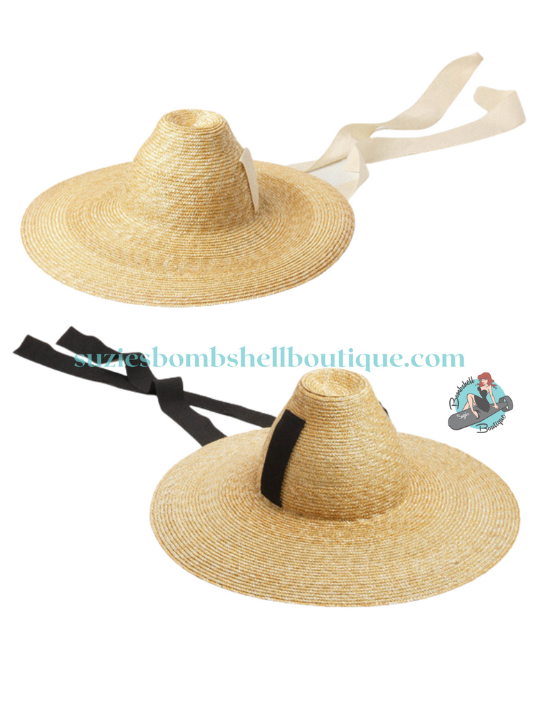 Bombshell Cottage Core Straw Hat – Suzie's Bombshell Boutique