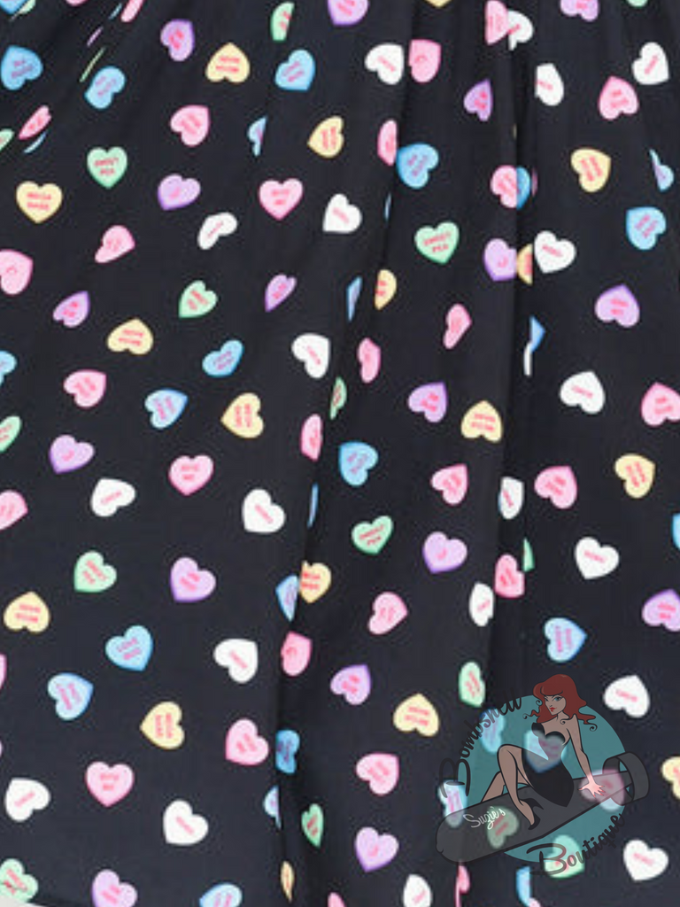 Unique Vintage Candy Heart Swing Dress – Suzie's Bombshell Boutique
